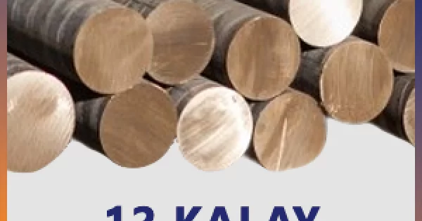 12 KALAY BRONZ ÇUBUK (DOLU) - Metal Plastik Pazarı